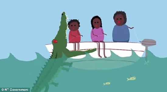 NT Government Crocwise cartoon Media Man Int